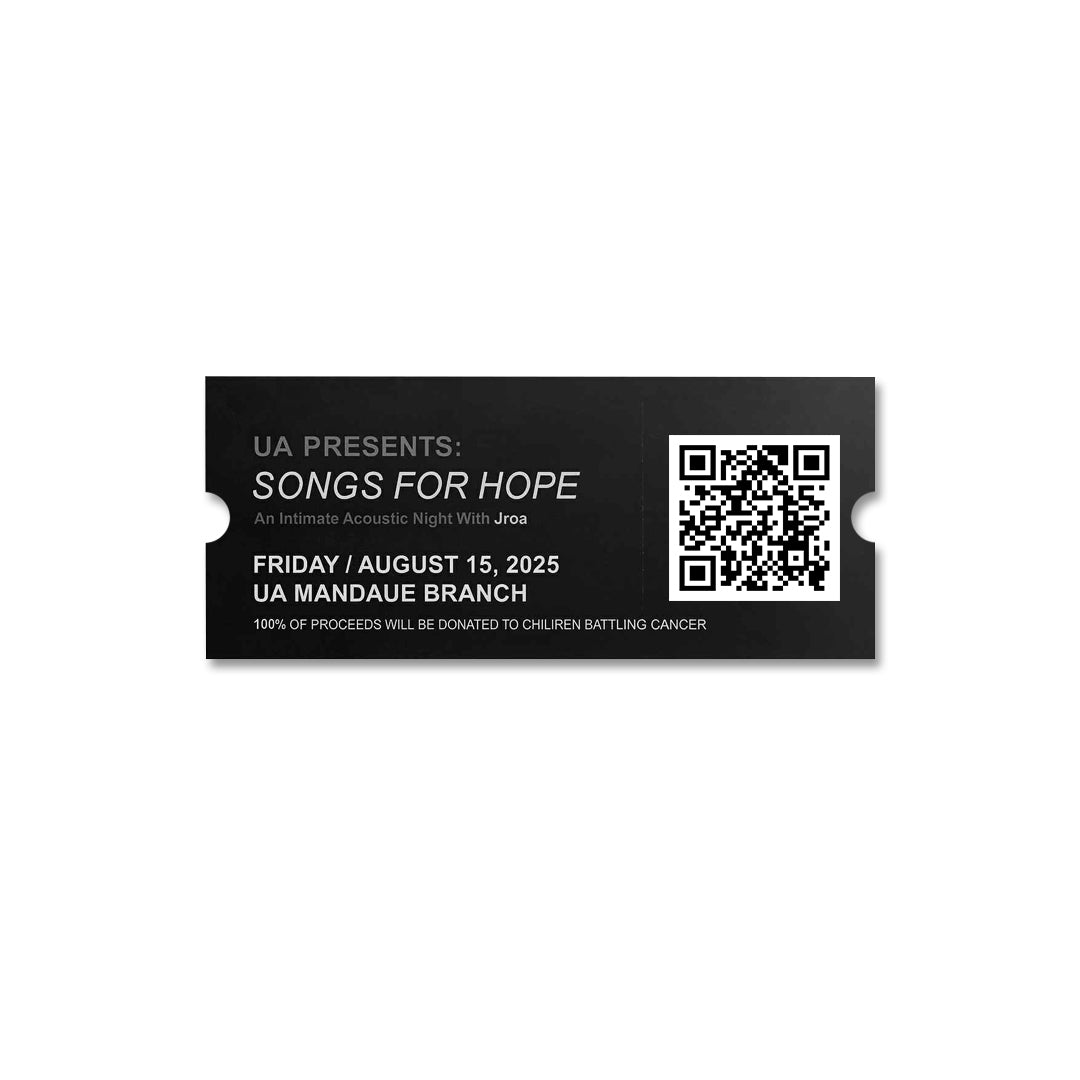 UA PRESENTS: SONGS FOR HOPE WITH JROA – UA Worldwide